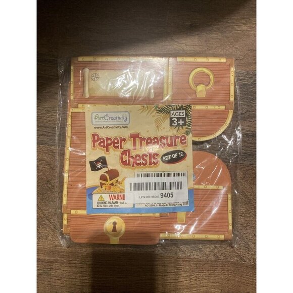 Artcreativity | Office | New Teacher Resource Paper Treasure Chests Set ...